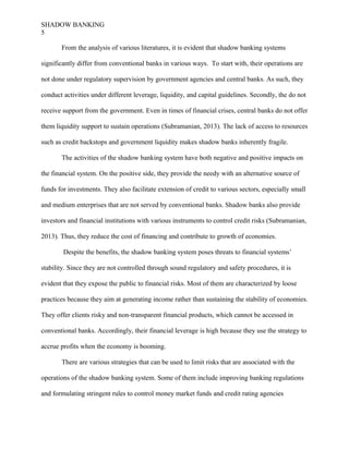 shadow banking | PDF