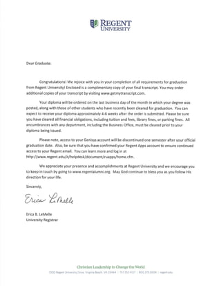 RegentLetter.Transcripts | PDF