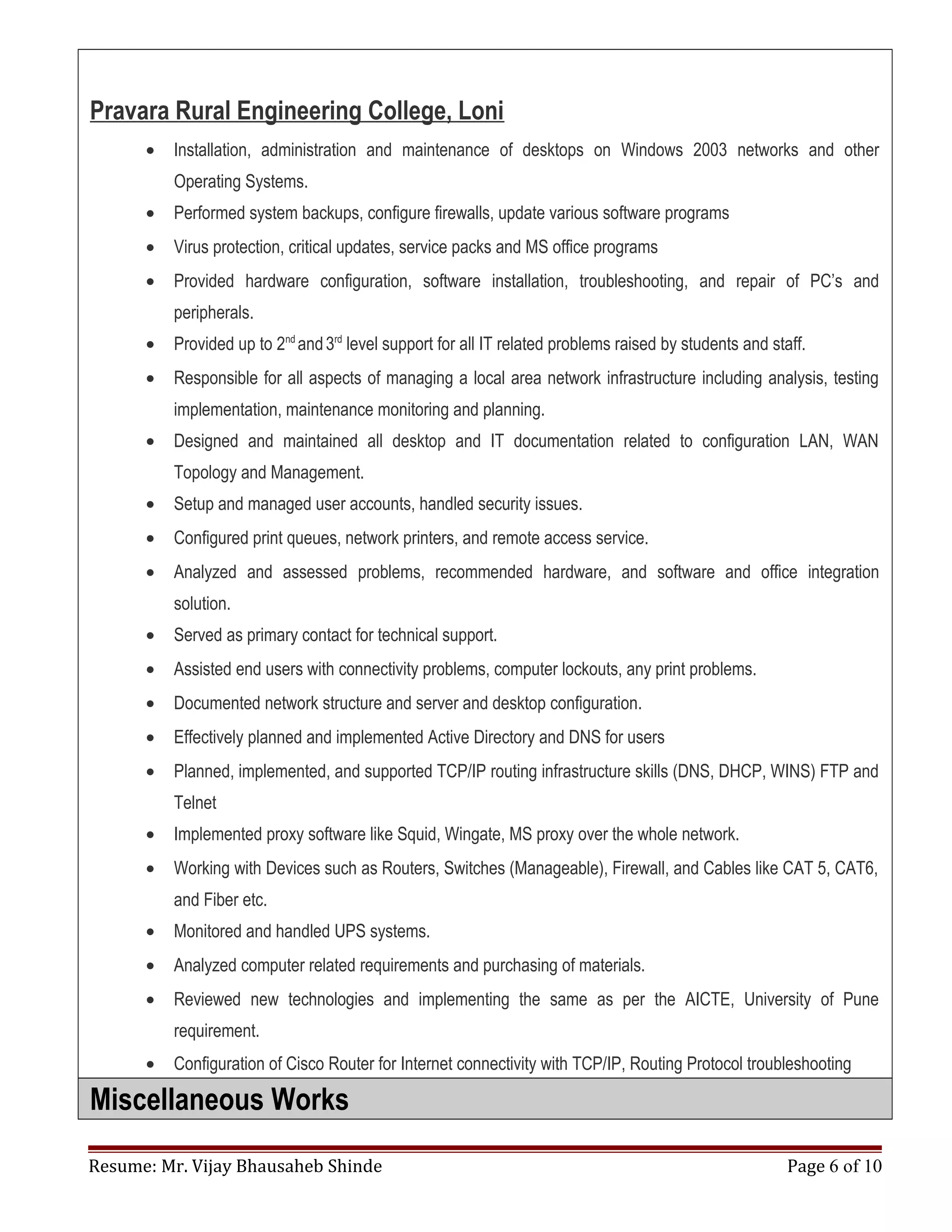 updated Resume | DOC