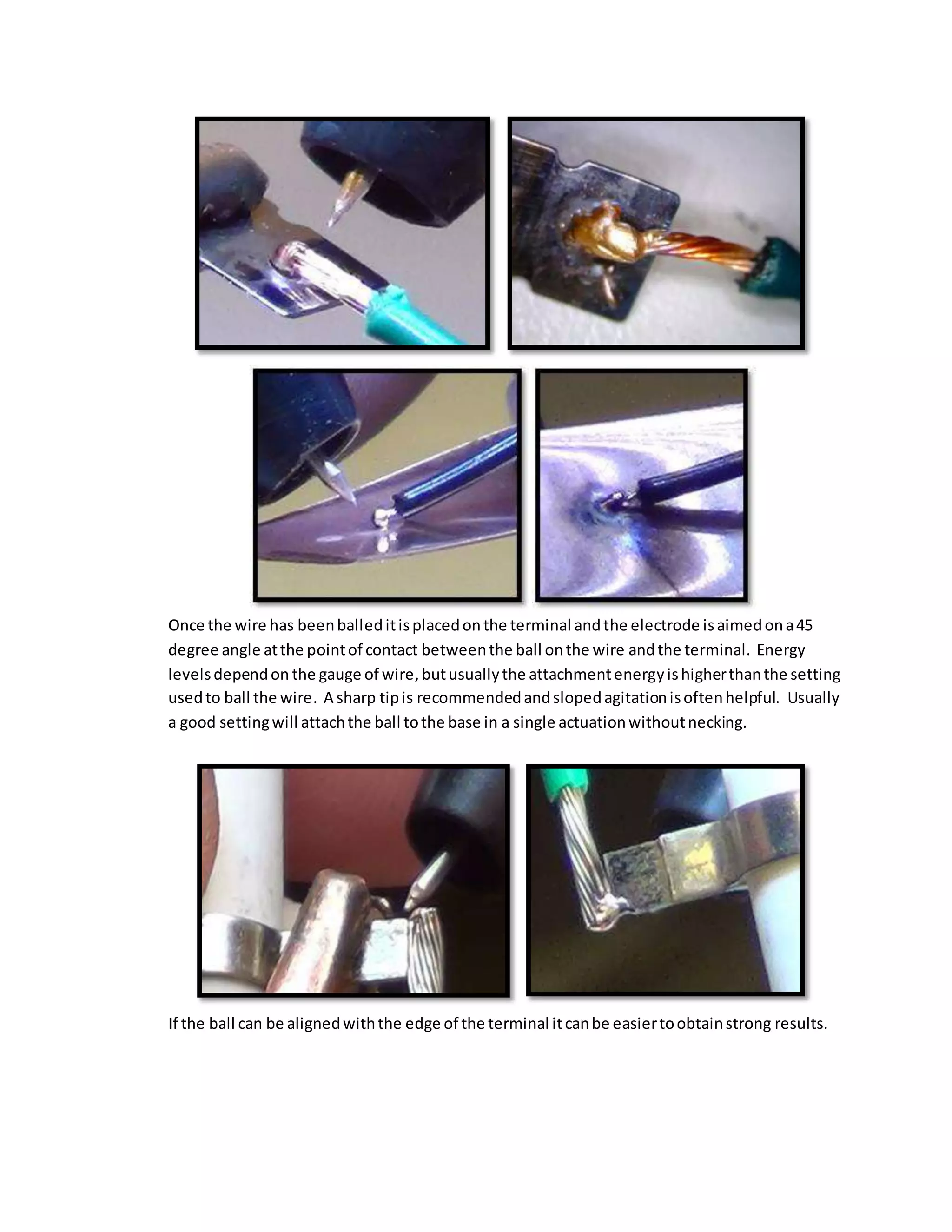 Wire to terminal welding | DOCX