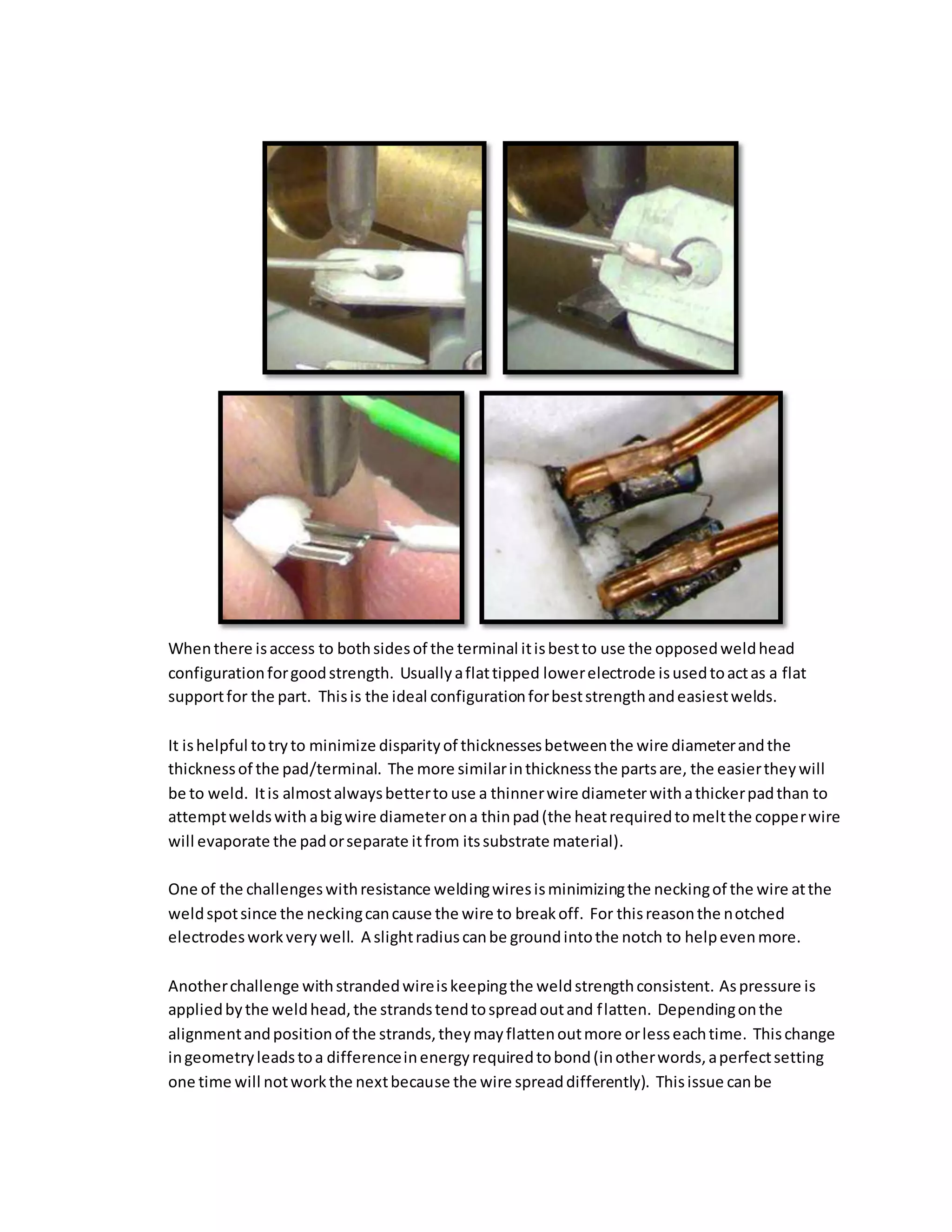 Wire to terminal welding | DOCX