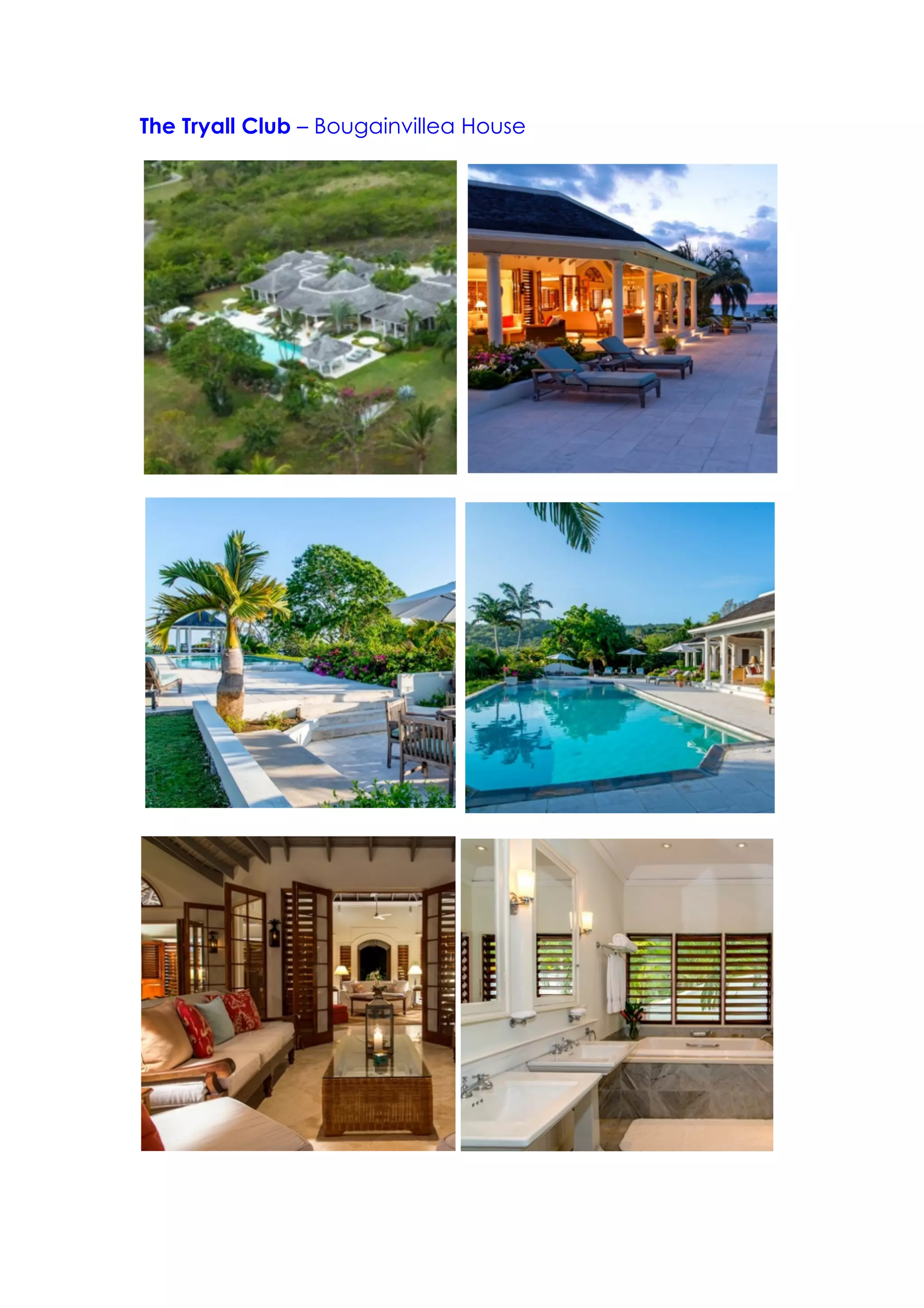 The Tryall Club – Bougainvillea House | PDF