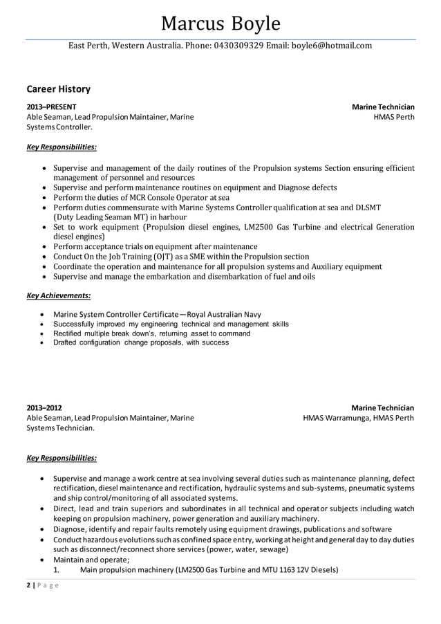 Marcus Boyle Resume eng | PDF