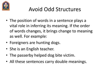 Requisites of Sentence Construction.KY