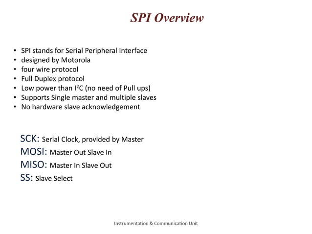SPI Protocol in LPC2148 | PDF