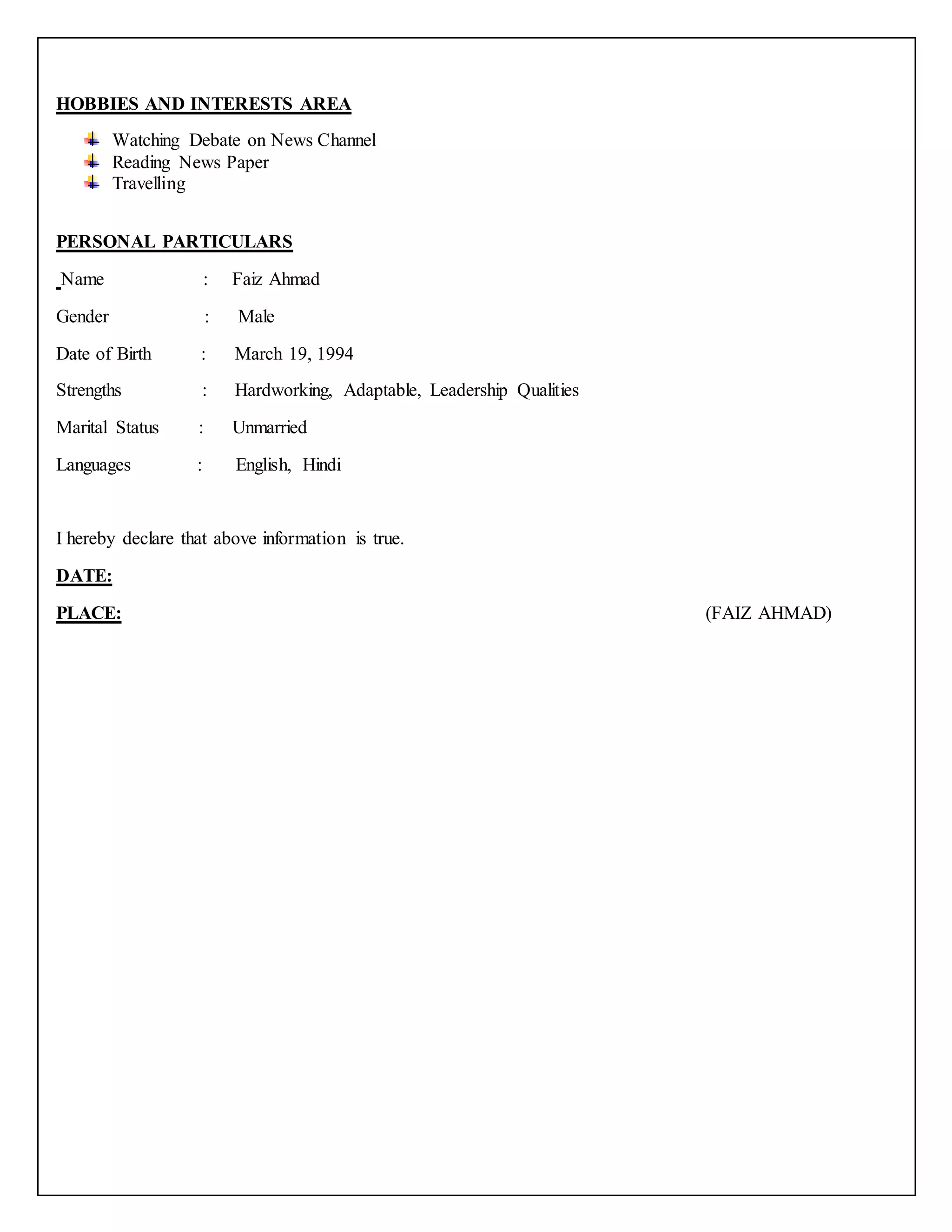 Resume | PDF | Free Download