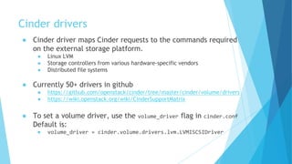 OpenStack Cinder | PPT
