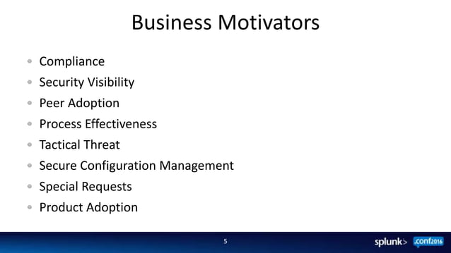 325838924-Splunk-Use-Case-Framework-Introduction-Session | PPT