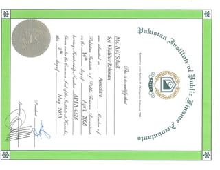 CERIFICATE PIPFA NEW | PDF