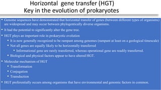 Role of Genome Advancement in Evolution Studies | PPTX