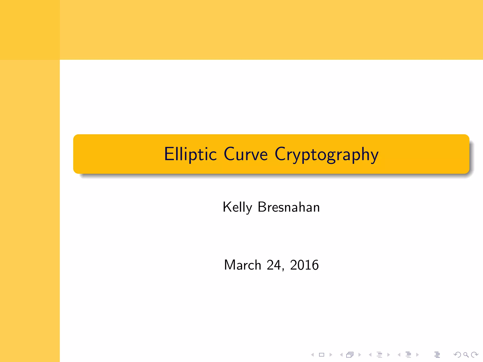 Elliptic Curve Cryptography | PDF | Computing | Technology & Computing