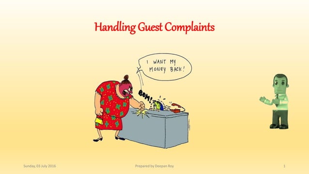 Handling Guest Complaints | PPTX