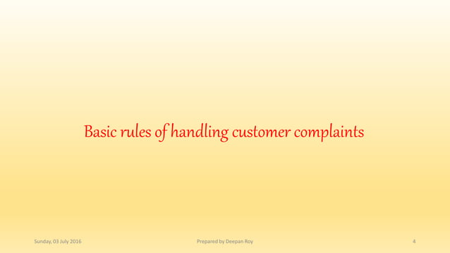 Handling Guest Complaints | PPTX