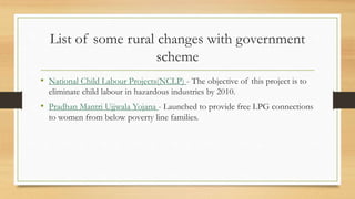 The Rural Social and political scenario (presentation) | PPTX