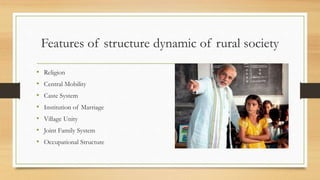 The Rural Social and political scenario (presentation) | PPTX