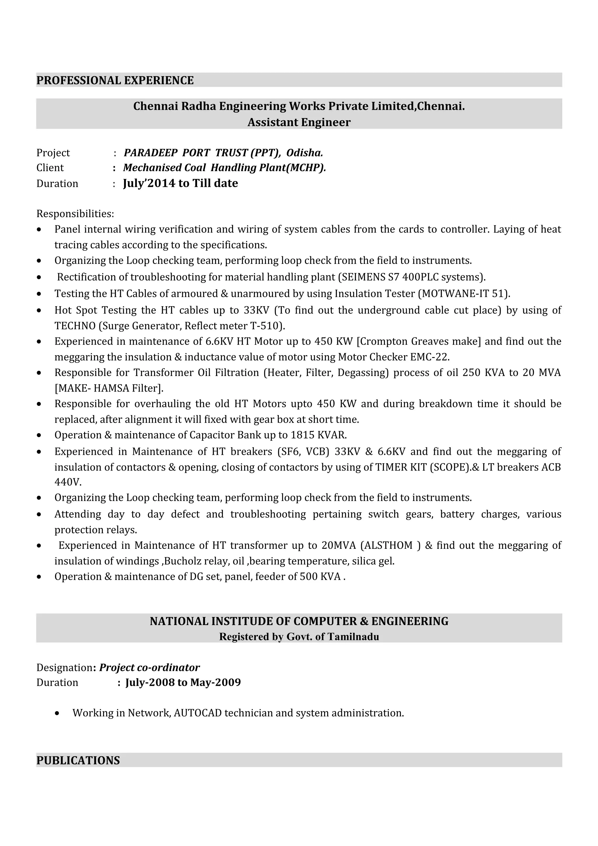 KALAISELVAN-CV | PDF