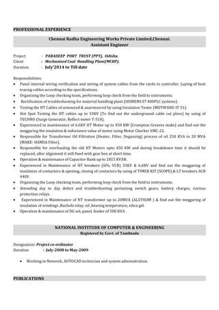 KALAISELVAN-CV | PDF