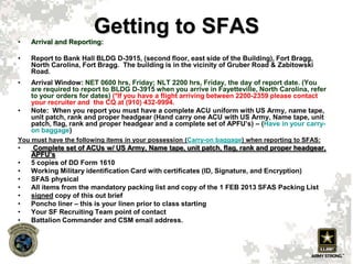 SFAS Outbrief (8 feb 2013) | PPTX