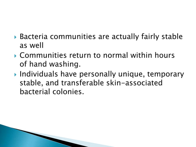 Forensic Identification using skin bacterial communities | PPT