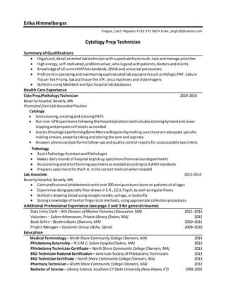 Healthcare Resume | DOCX | Medical Health
