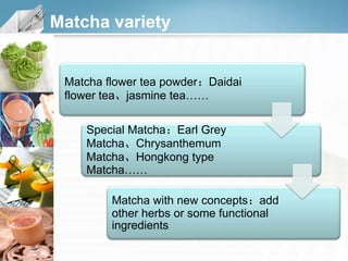 Matcha introduction-Shenzhen Huacheng (E-herb) | PPT