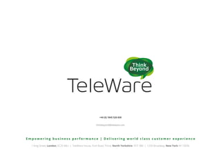 TeleWare_Think_Beyond_17_03 | PPT