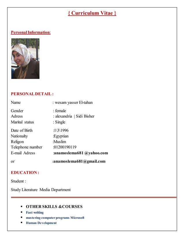 My_Cv | DOCX | Islam | Religion & Spirituality