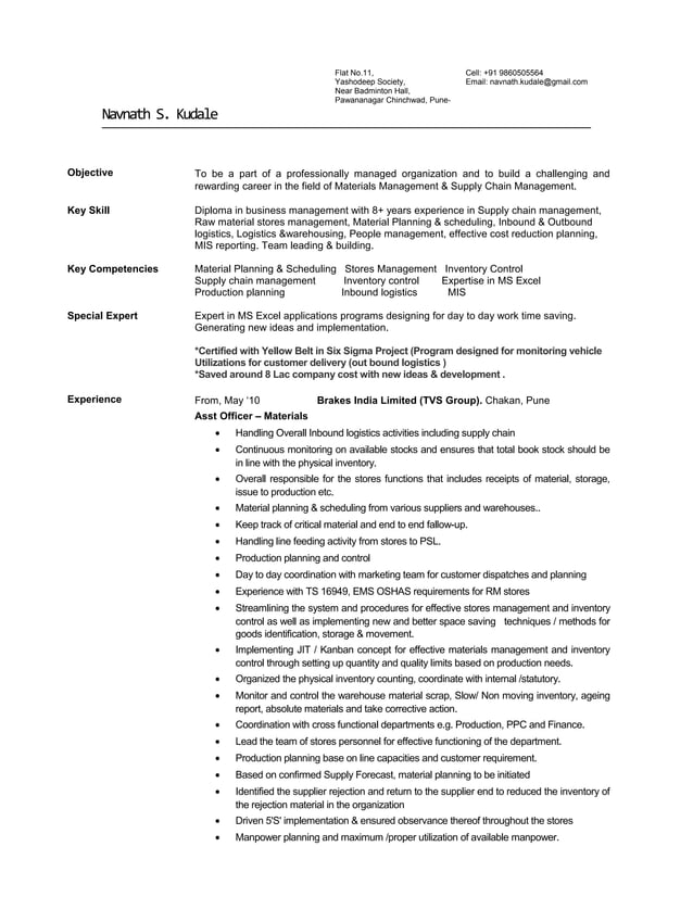 Resume LLH Rev 7.0 | PDF