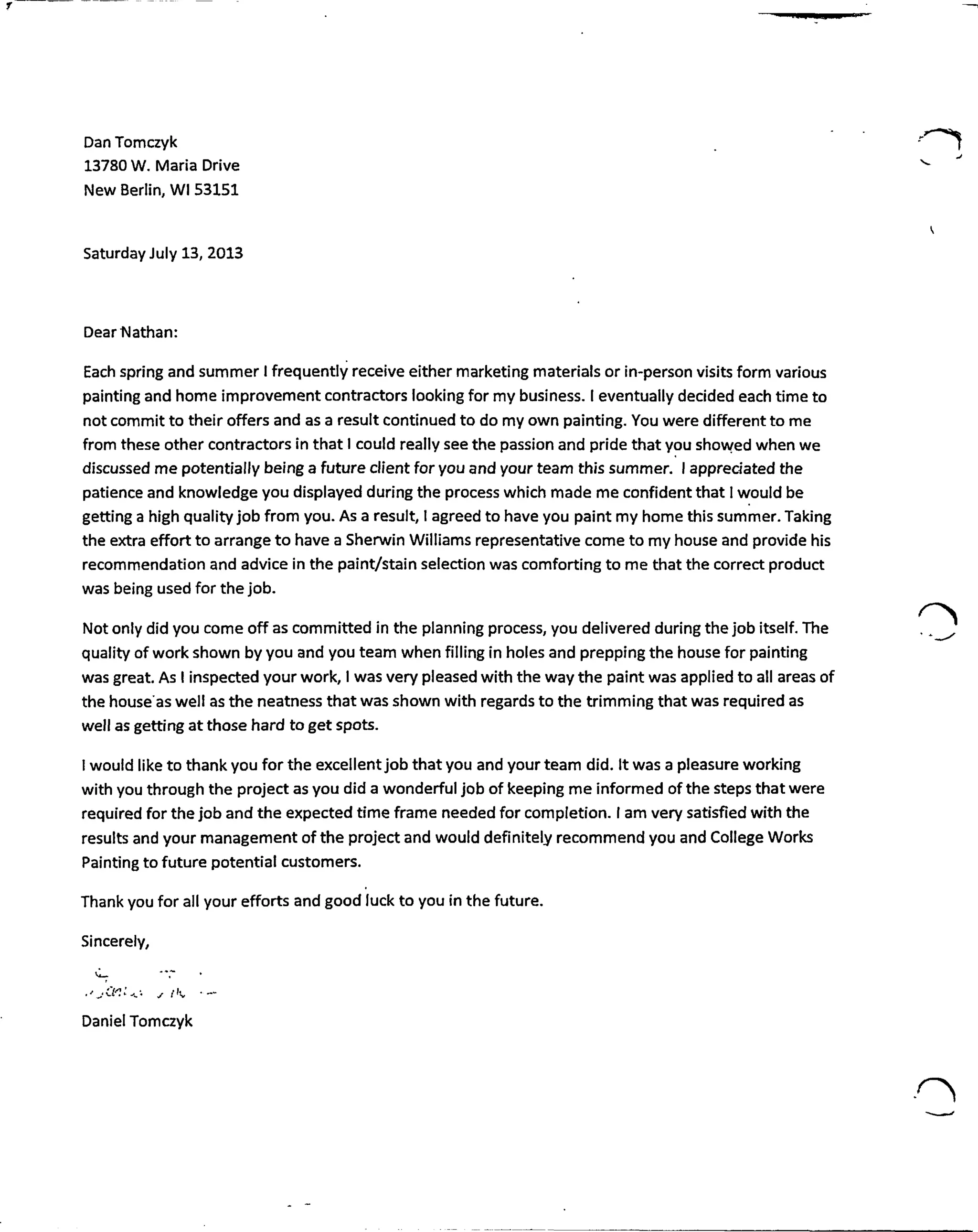 Reference Letters | PDF