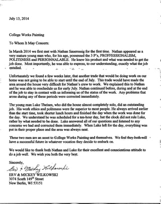 Reference Letters | PDF