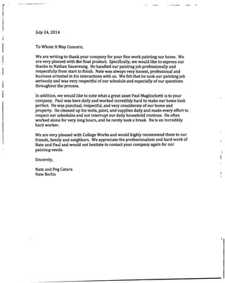 Reference Letters | PDF