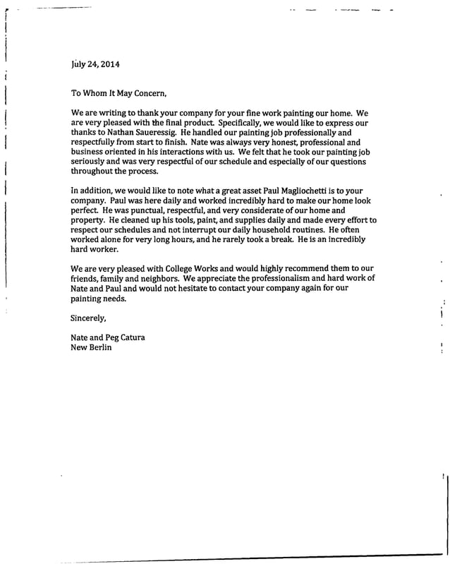 Reference Letters | PDF