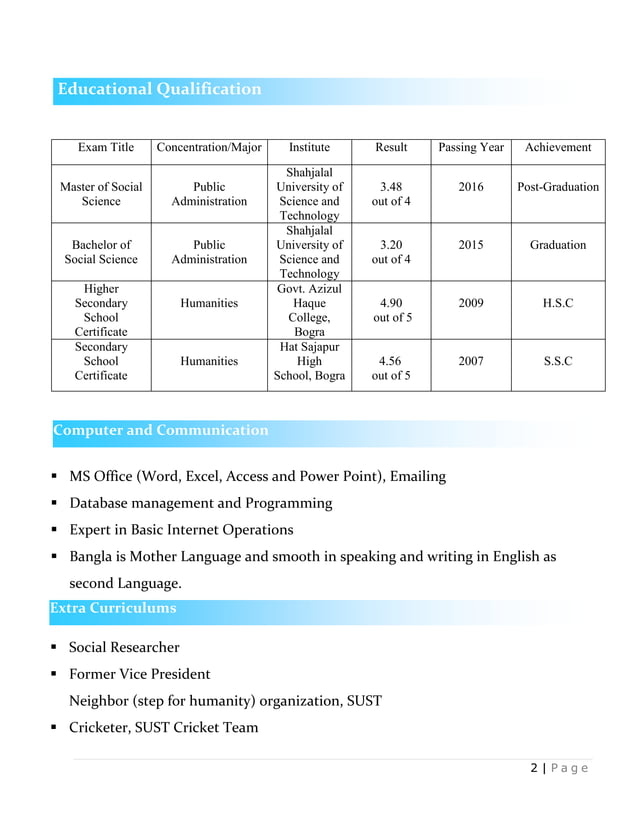 latest resume & signature | PDF