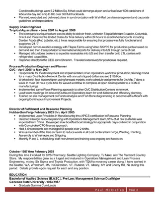 PDM Resume | DOCX