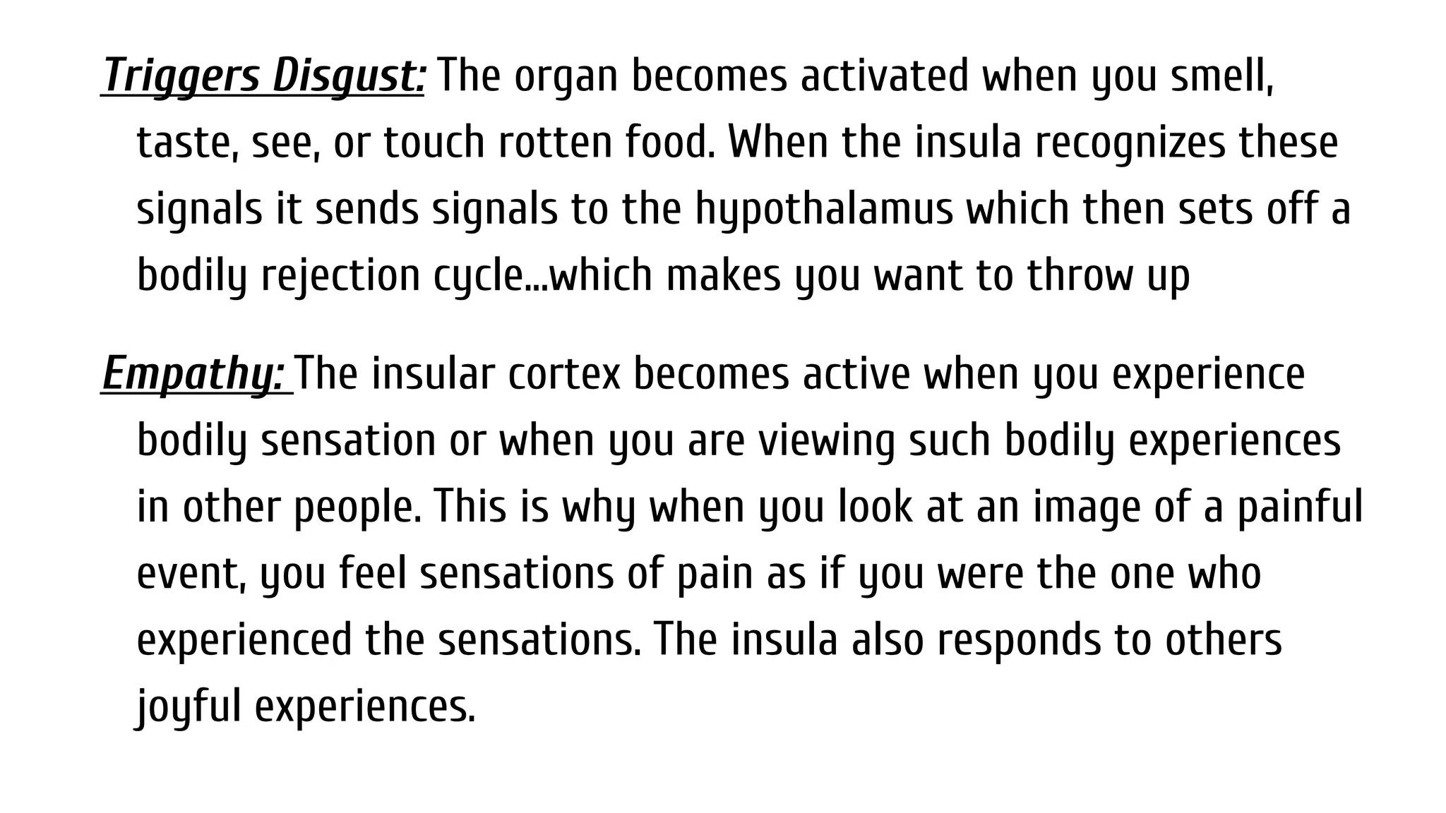 The Insular Cortex-Elodi Bodamer GOA Class | PPTX
