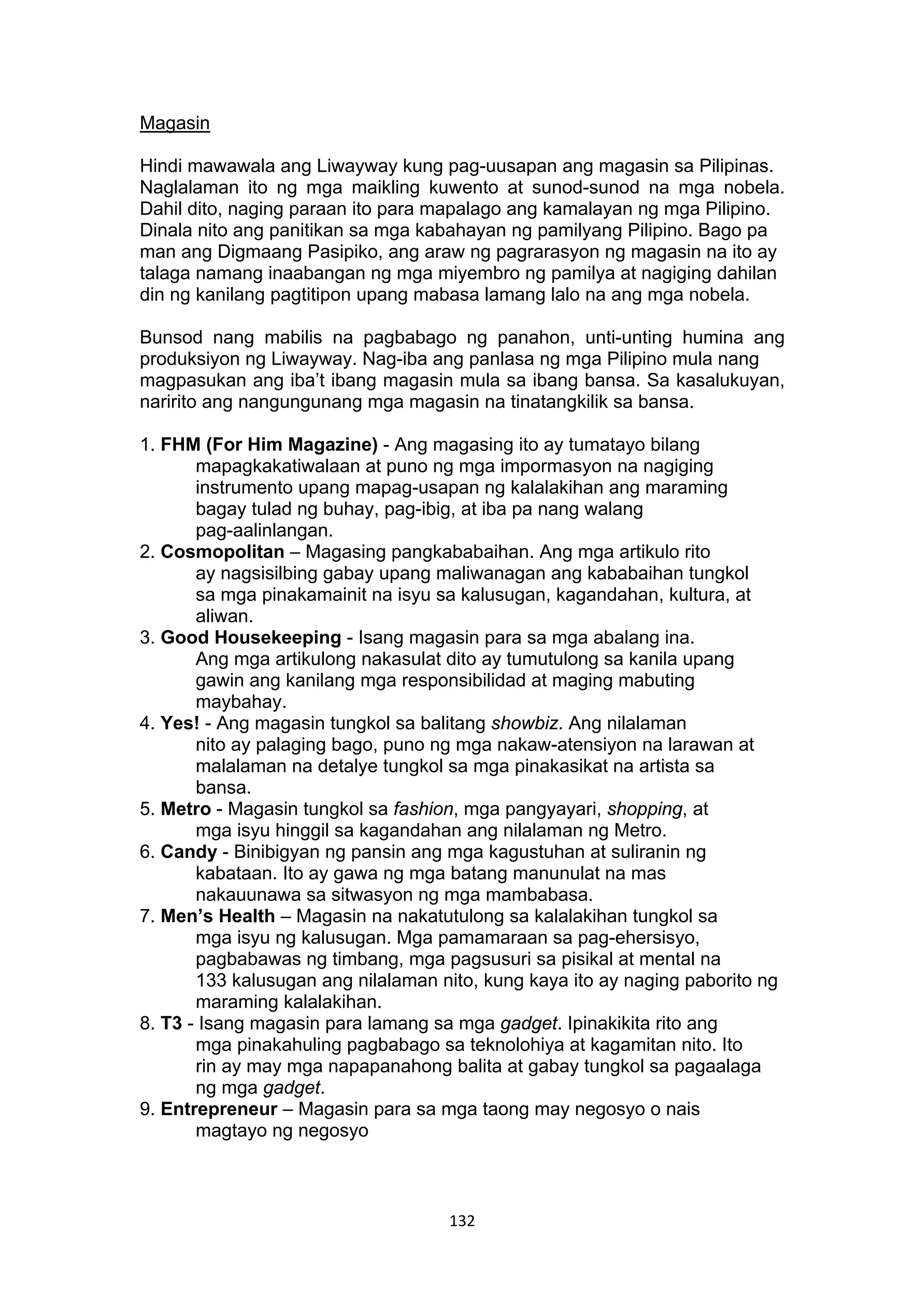 Grade 8 Learning Module in Filipino - Complete | PDF