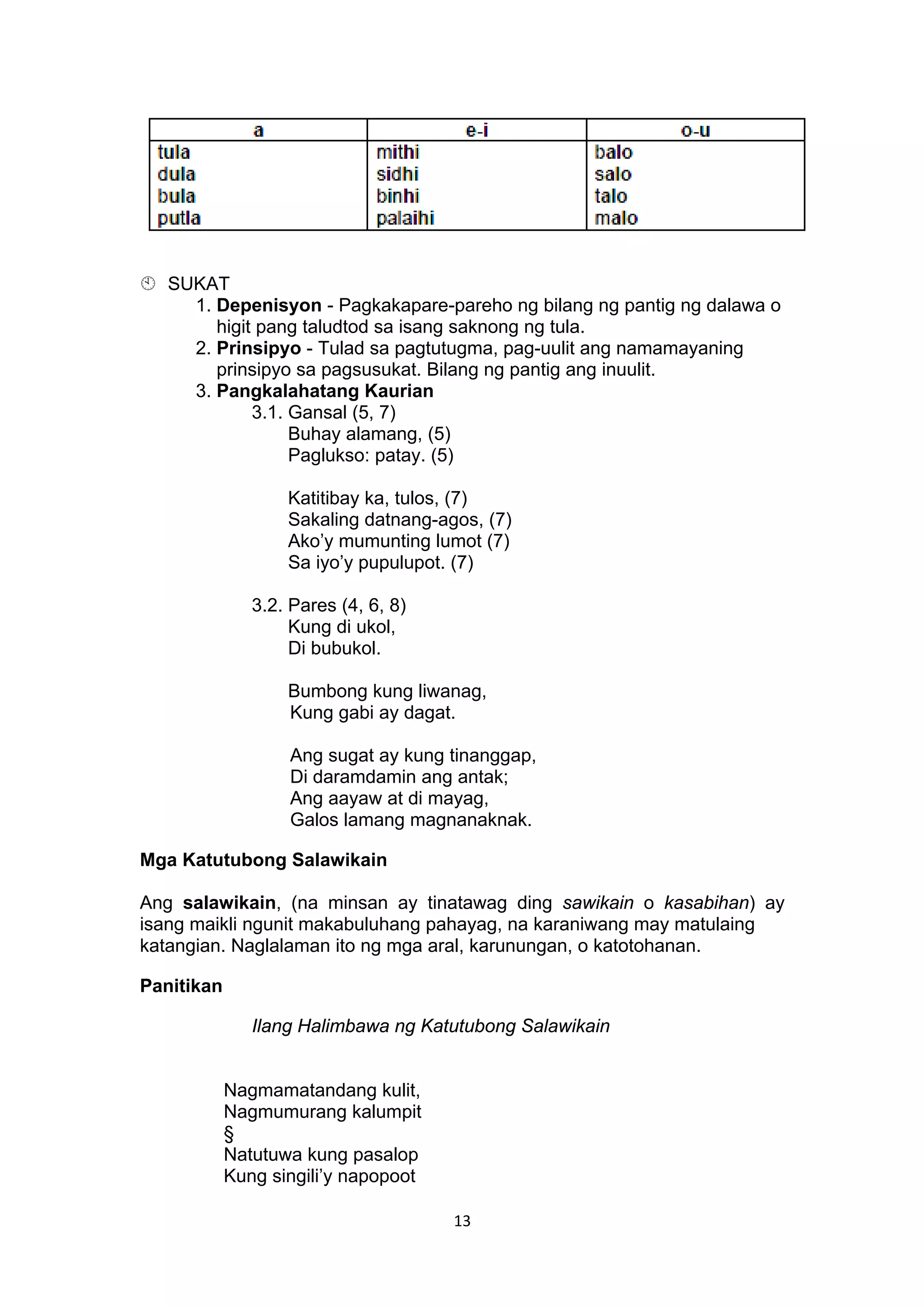 Grade 8 Learning Module in Filipino - Complete | PDF