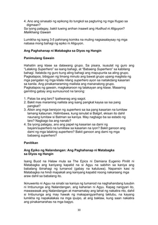 Grade 8 Learning Module in Filipino - Complete | PDF