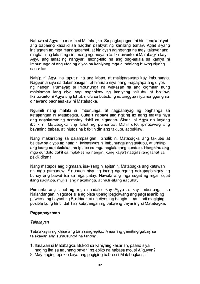 Grade 8 Learning Module in Filipino - Complete | PDF