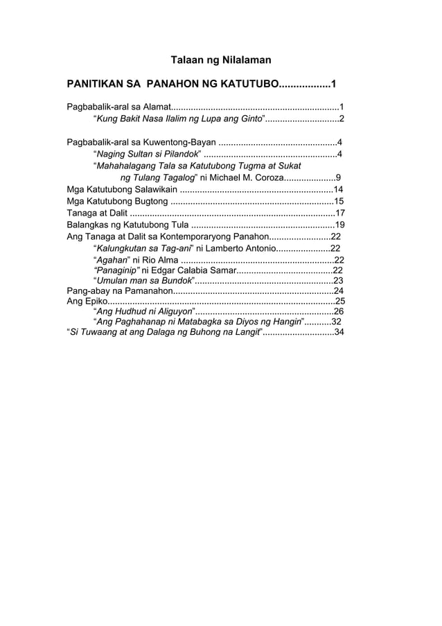 Grade 8 Learning Module in Filipino - Complete | PDF