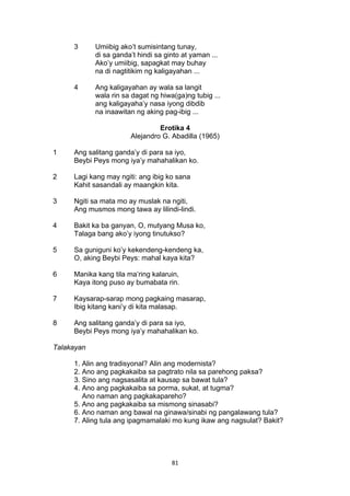 Grade 8 Learning Module in Filipino - Complete | PDF