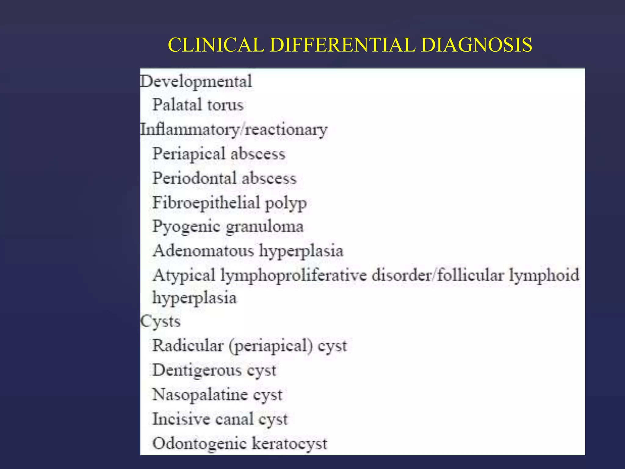 Fissural cysts of oral cavity | PPTX