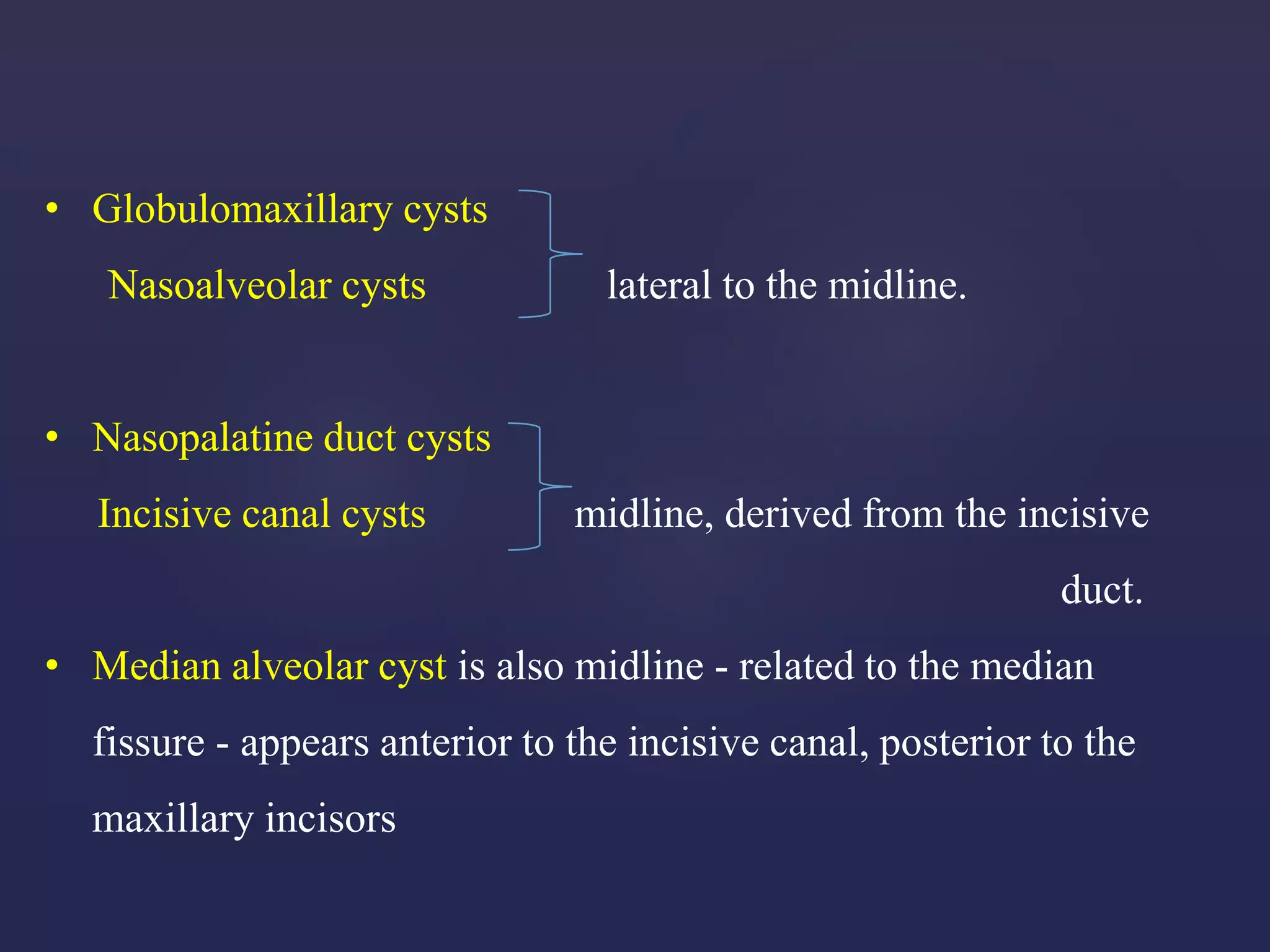 Fissural cysts of oral cavity | PPTX