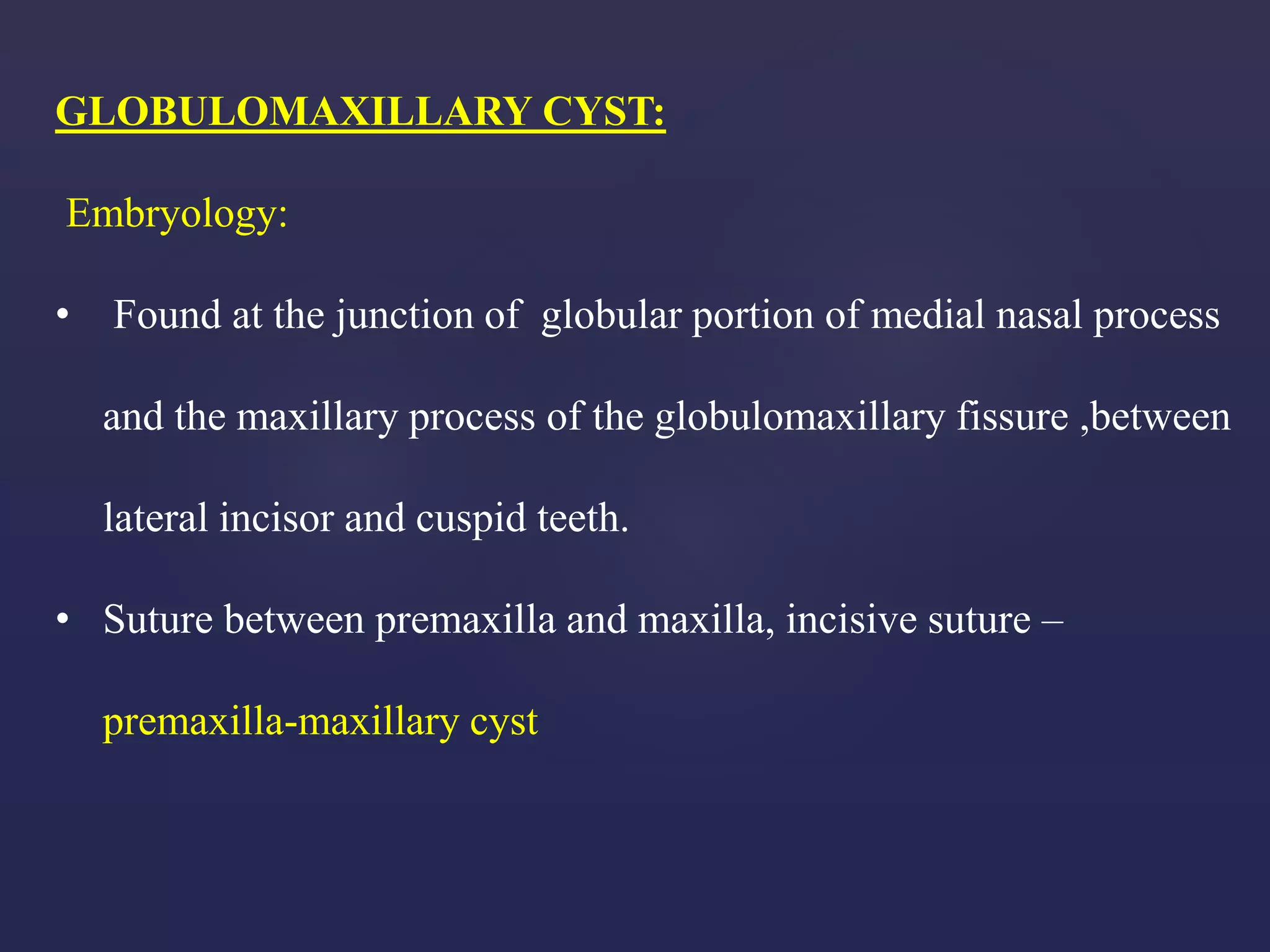 Fissural cysts of oral cavity | PPTX