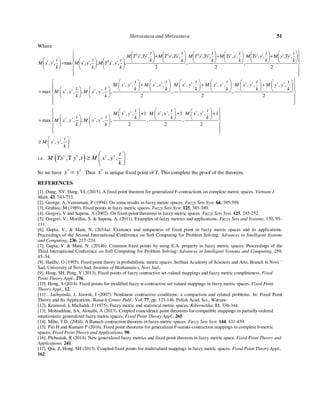 8 fixed point theorem in complete fuzzy metric space 8 megha shrivastava | PDF