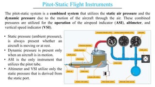 Primary Flight Instruments | Flight Mechanics | GATE Aerospace | PPTX