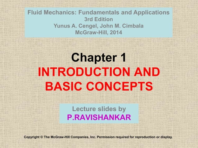 Introduction to FLUID MECHANICS and its application | PPT | Chemistry | Science