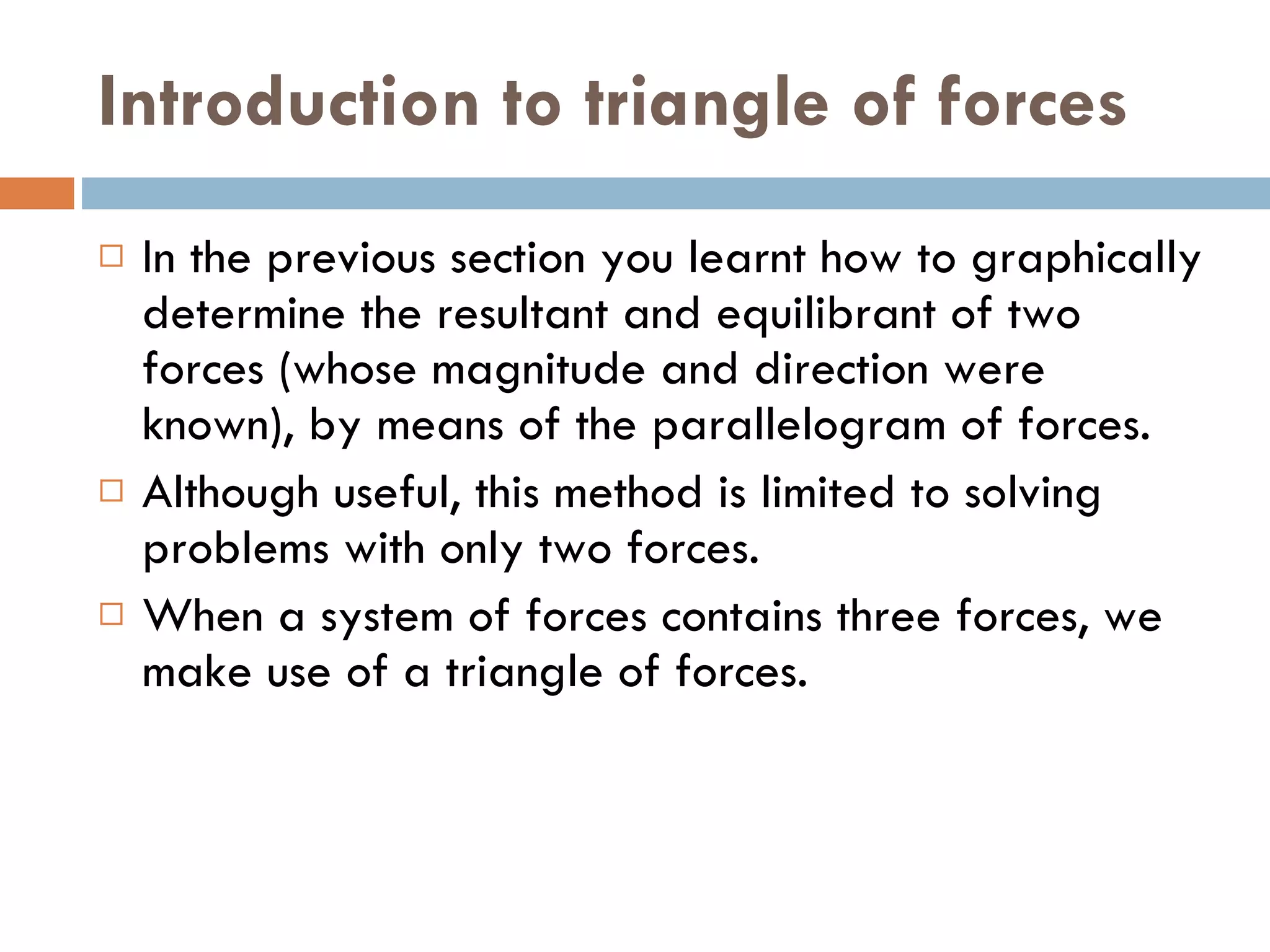 Mechanical Technology Grade 10 Chapter 8 forces | PPT