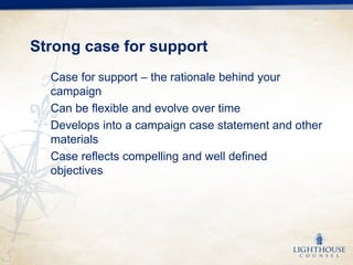 8 Foundations For A Successful Major Campaign | PPT