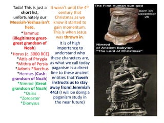 The X-mas/Nimrod Truth | PPTX